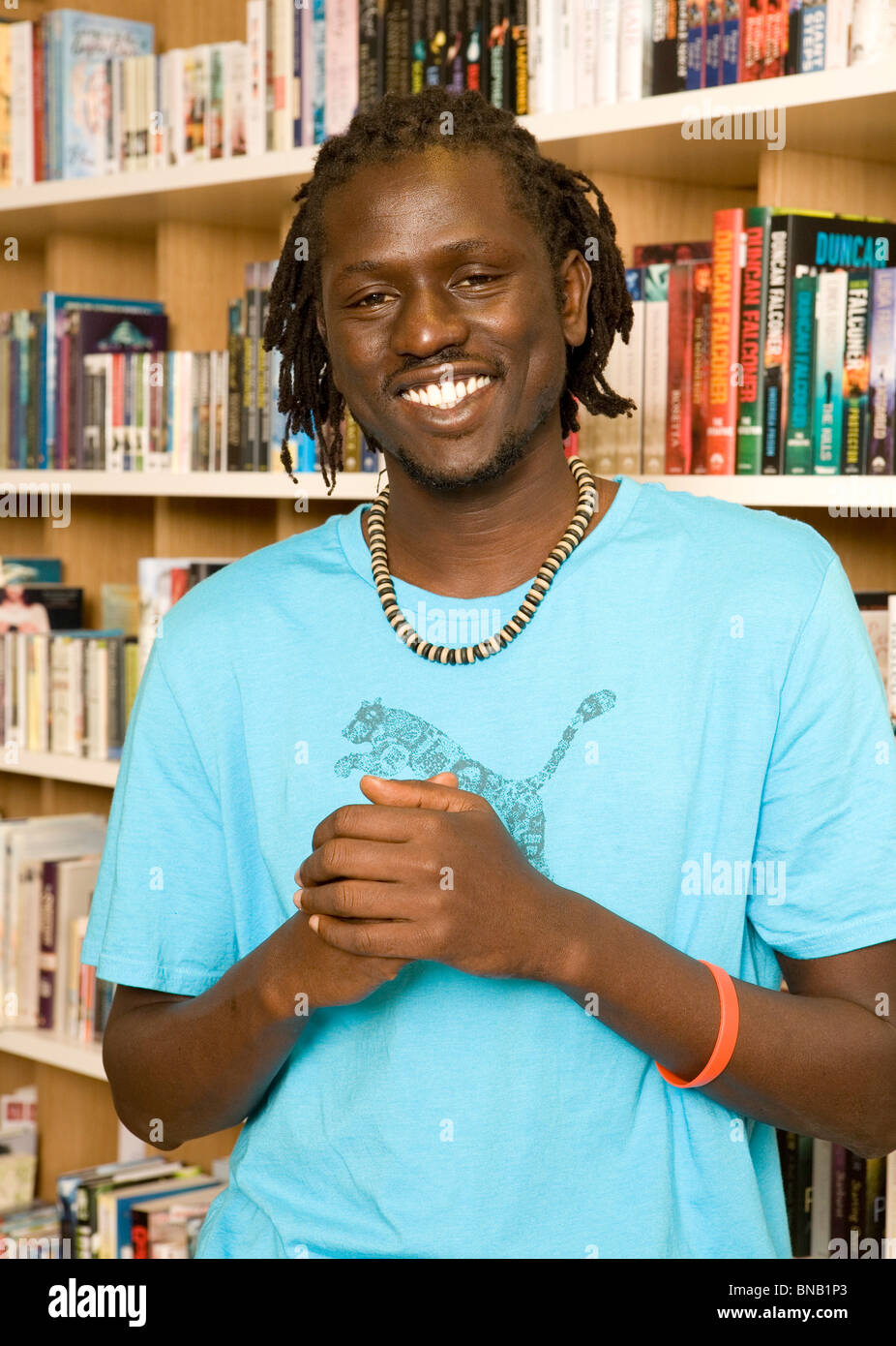 Emmanuel Jal Sudanese musician and former child soldier Stock Photo - Alamy