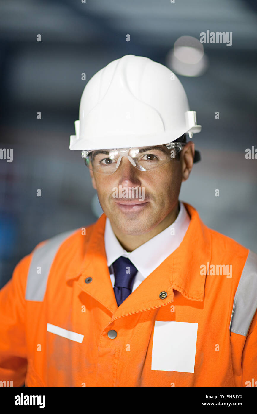 Portrait of an engineer Stock Photo - Alamy