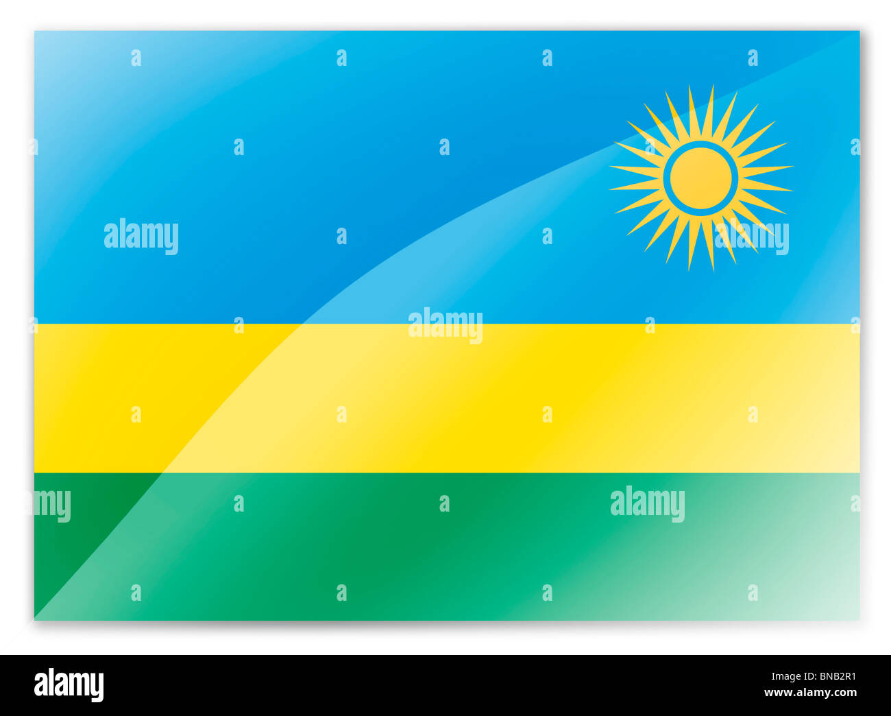 Rwanda flag hi-res stock photography and images - Alamy