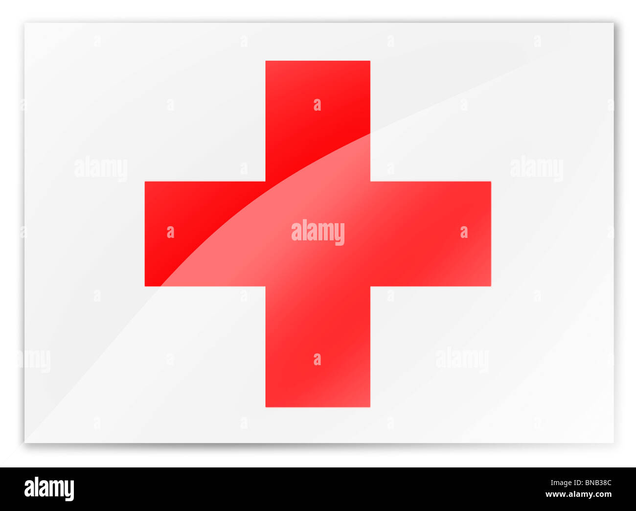 Red Cross flag Stock Photo - Alamy
