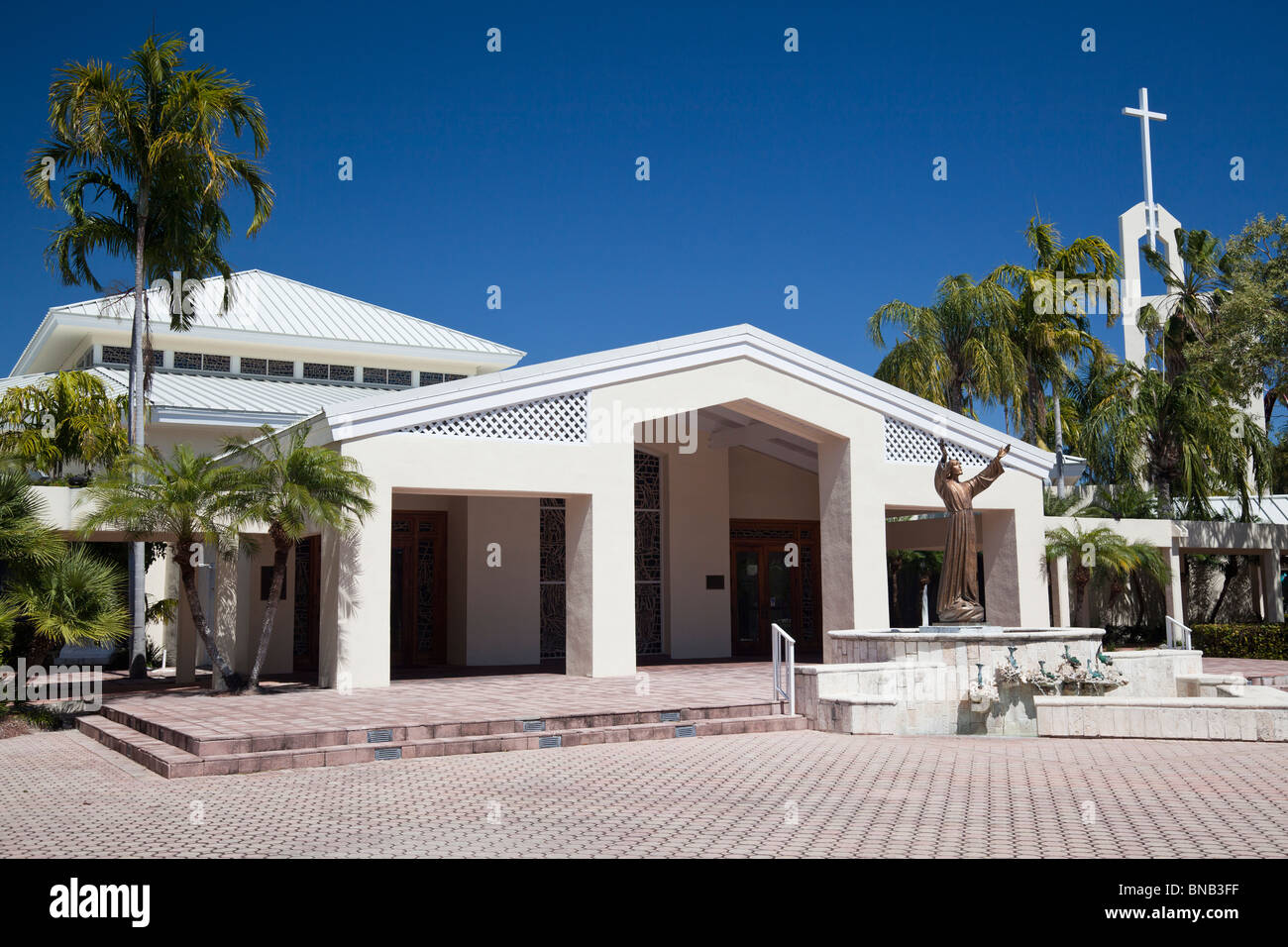 St. Justin Martyr Catholic Church, Key Largo, Florida, USA Stock Photo ...