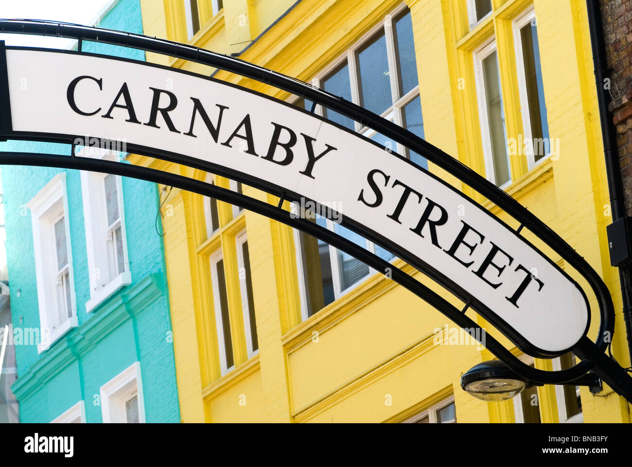 Carnaby Street, street sign. London W1 Uk England 2010, 2010s HOMER ...