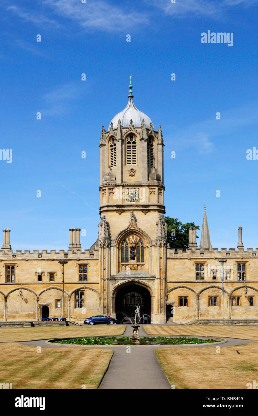 Tom Tower, Christ Church College, Oxford, England, UK Stock Photo - Alamy