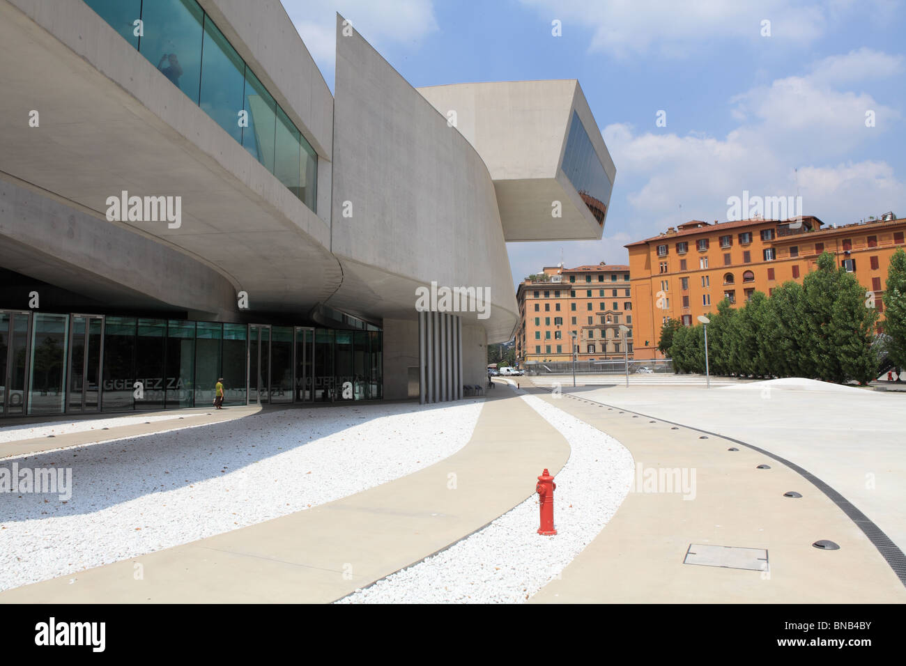 MAXXI museum Rome Museum of Twenty first century art Stock Photo - Alamy