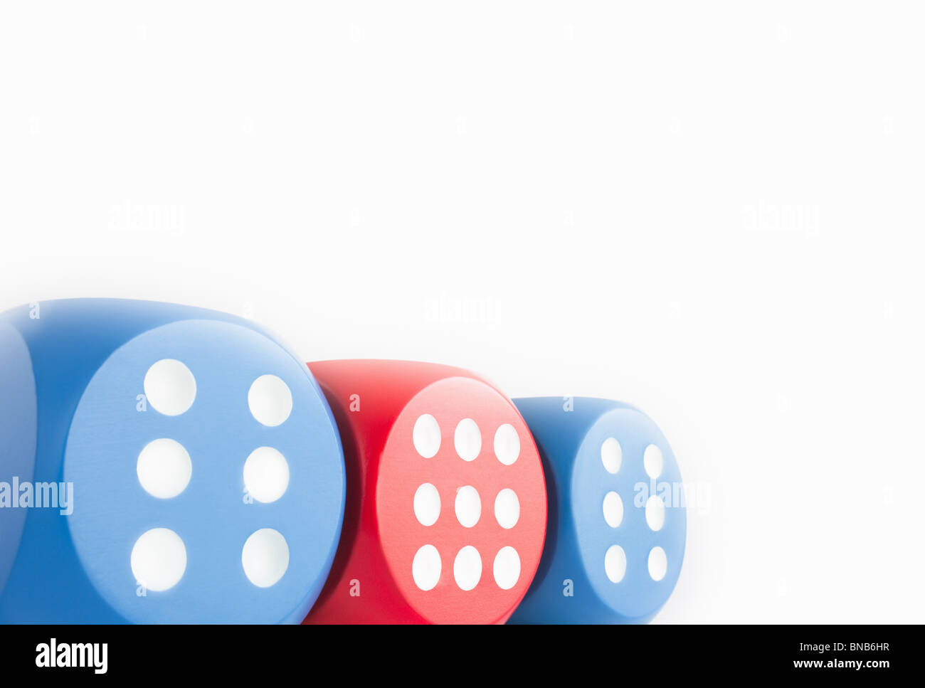 White dice showing number one hi-res stock photography and images - Alamy
