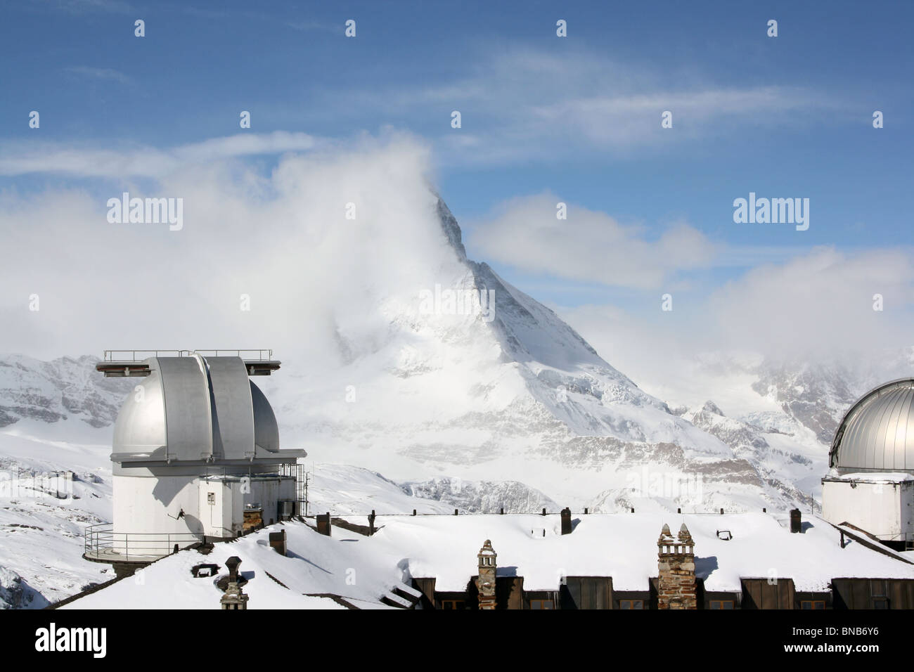 Gornergrat above zermatt switzerland hi-res stock photography and ...