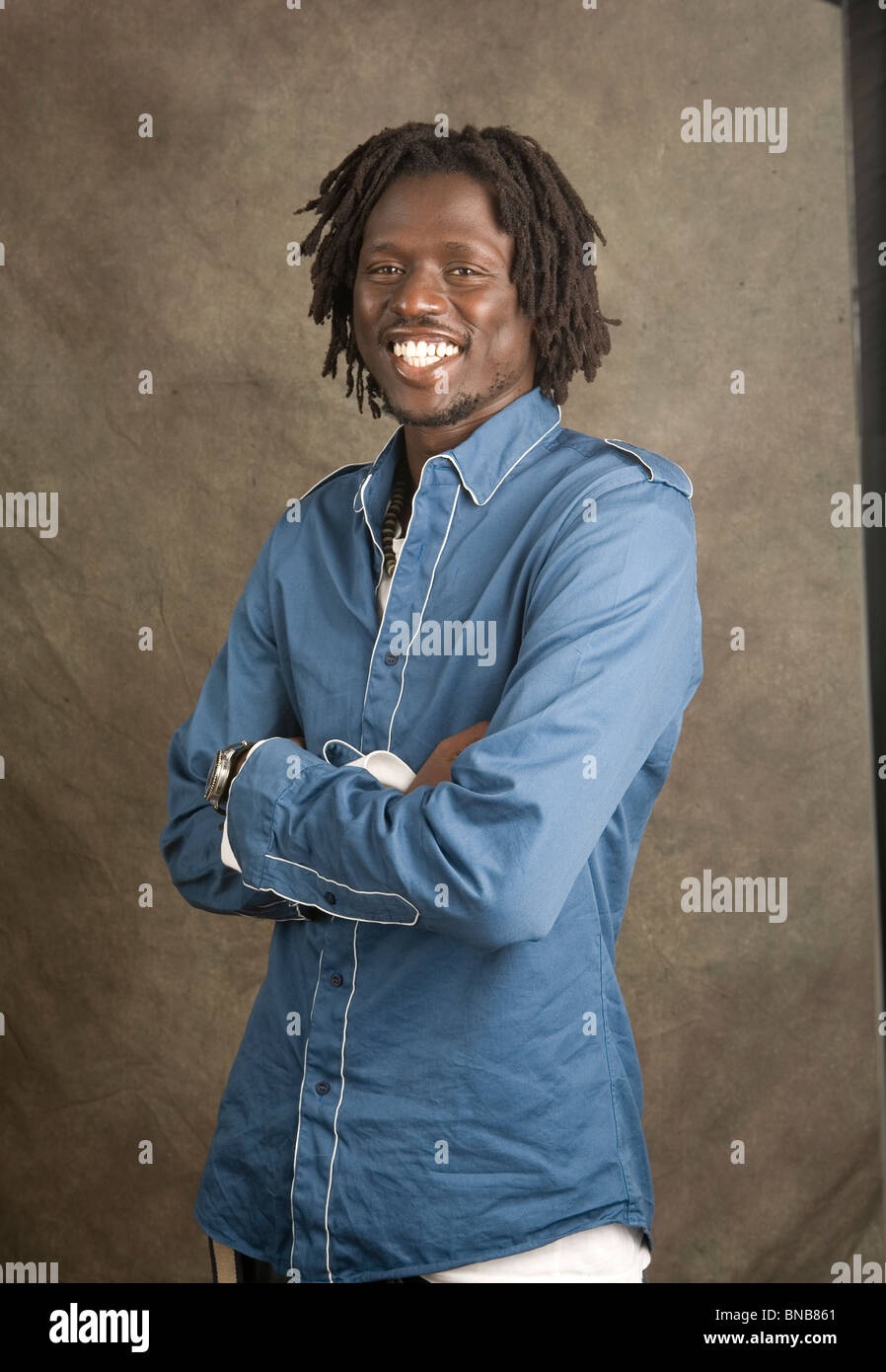 Emmanuel Jal Sudanese musician and former child soldier Stock Photo - Alamy