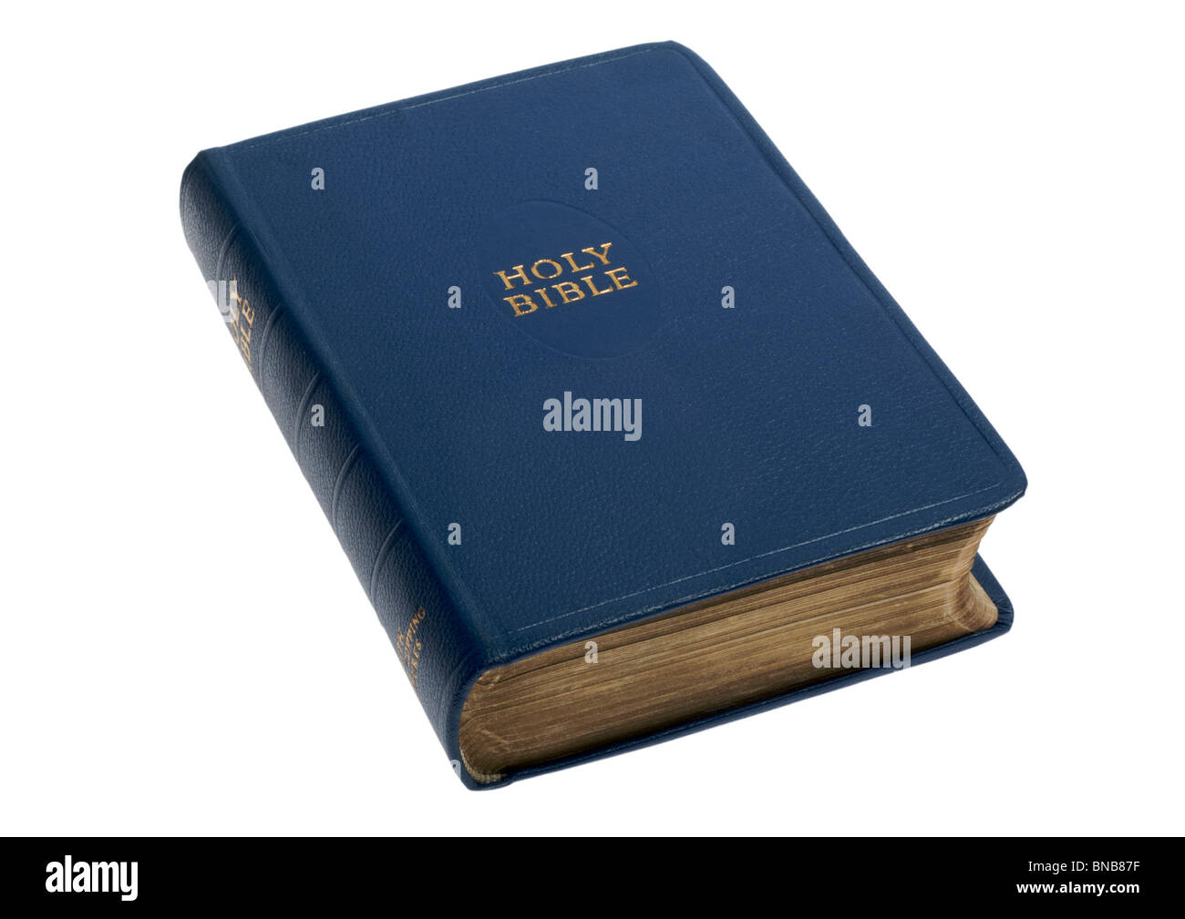Bible on white background Stock Photo - Alamy