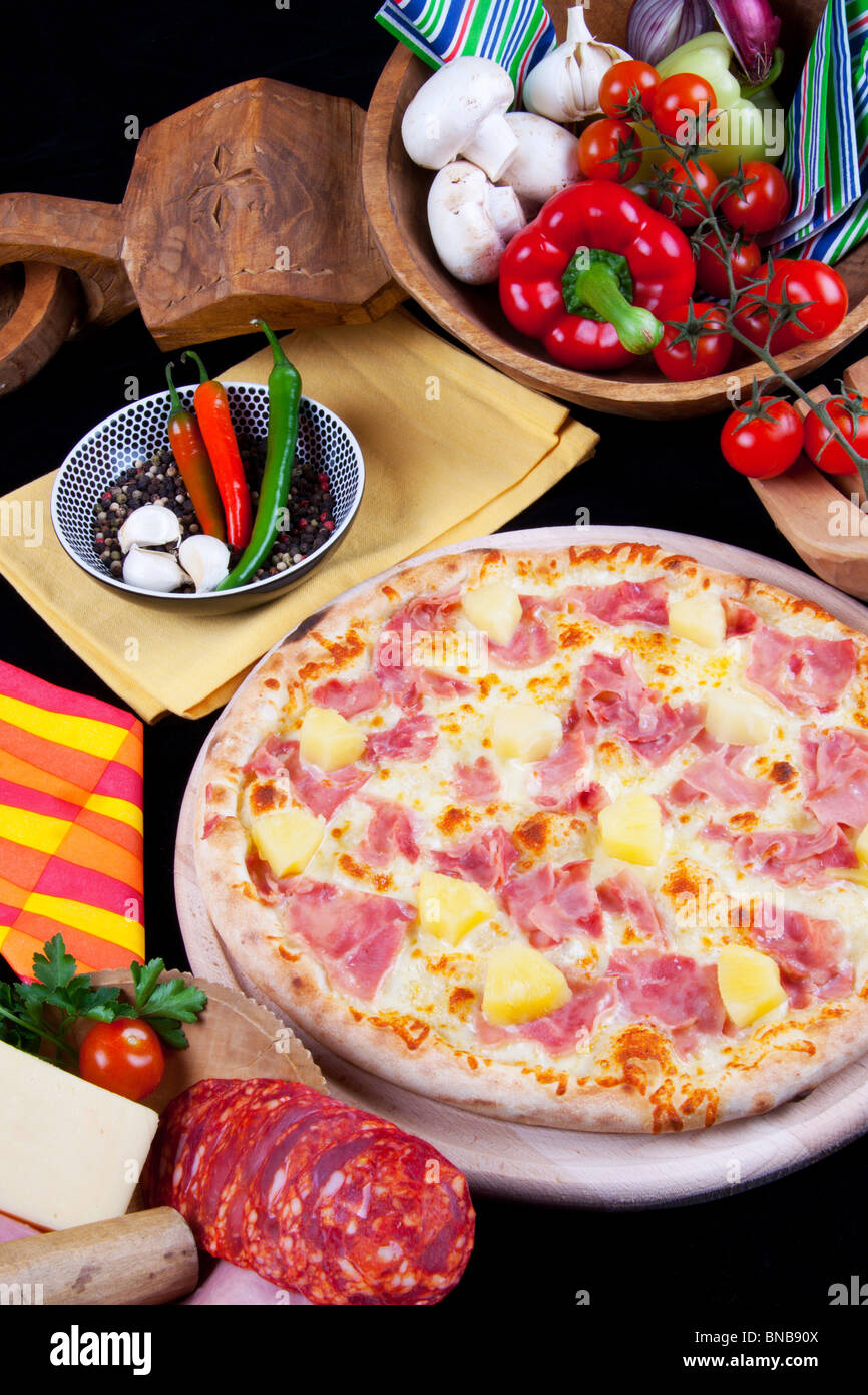 Pizza hawaii hi-res stock photography and images - Alamy