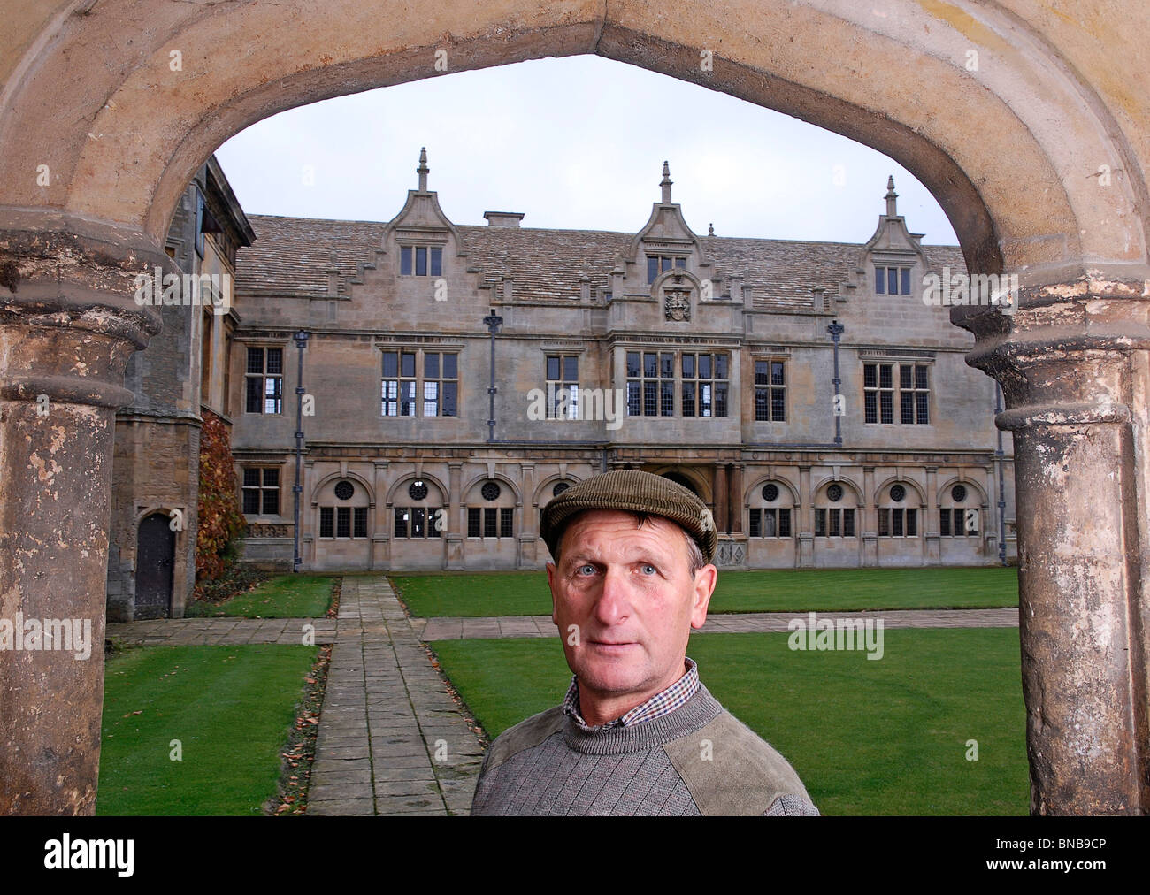 George kelley mbe custodian apethorpe hall hi-res stock photography and ...