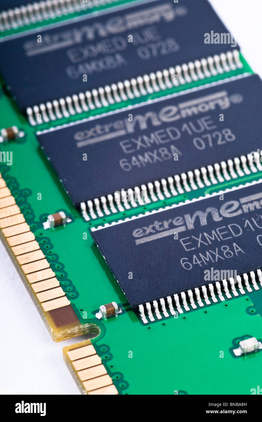 Closeup details computer memory ram hi-res stock photography and images ...