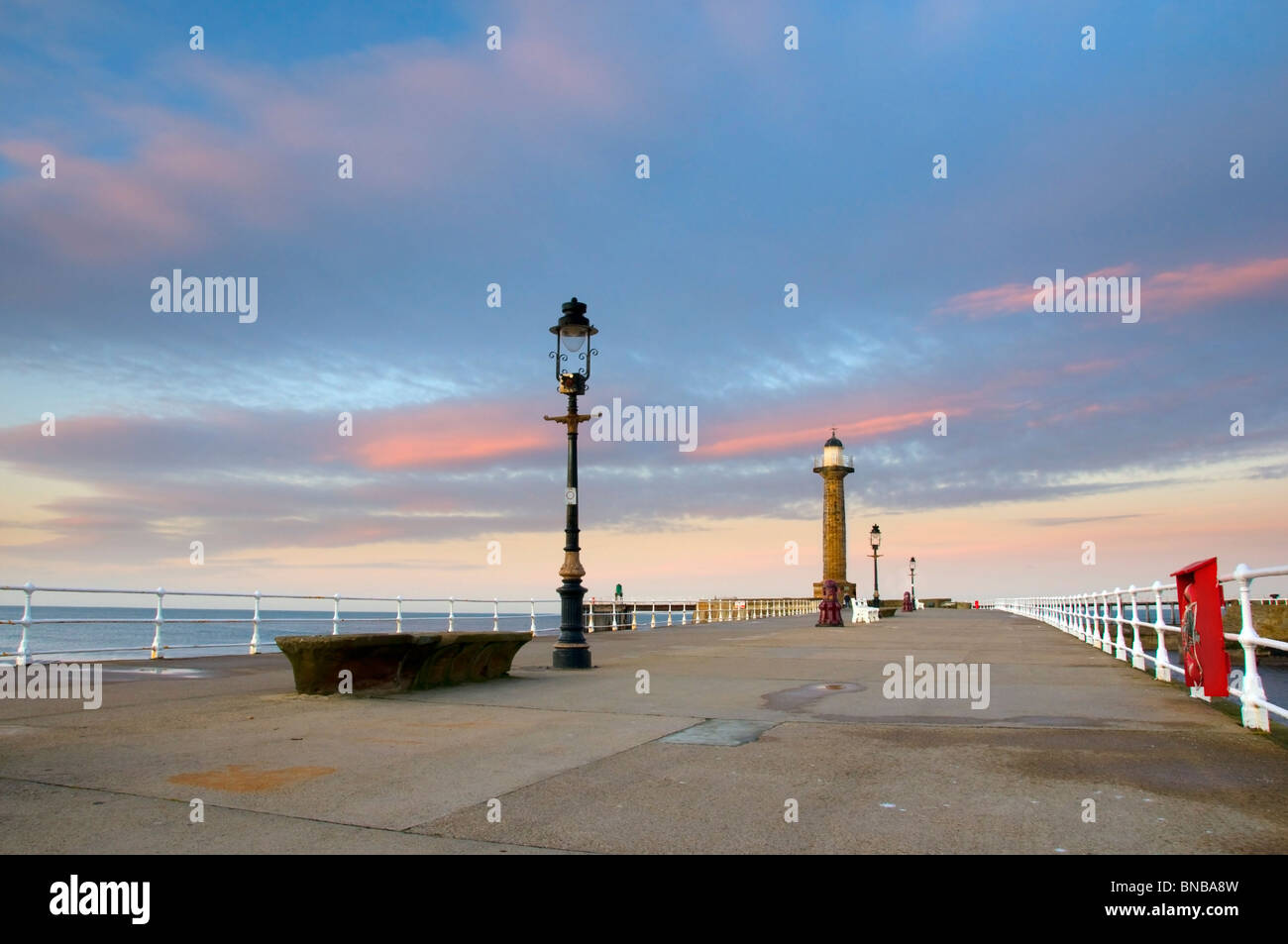 Whitby harbor at sunset hi-res stock photography and images - Alamy