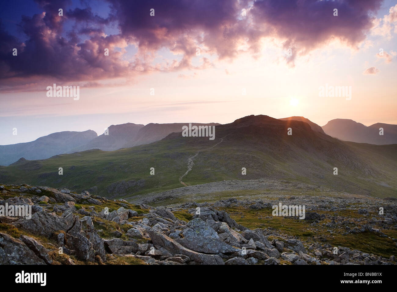 Cumbria scafell pike esk hi-res stock photography and images - Alamy