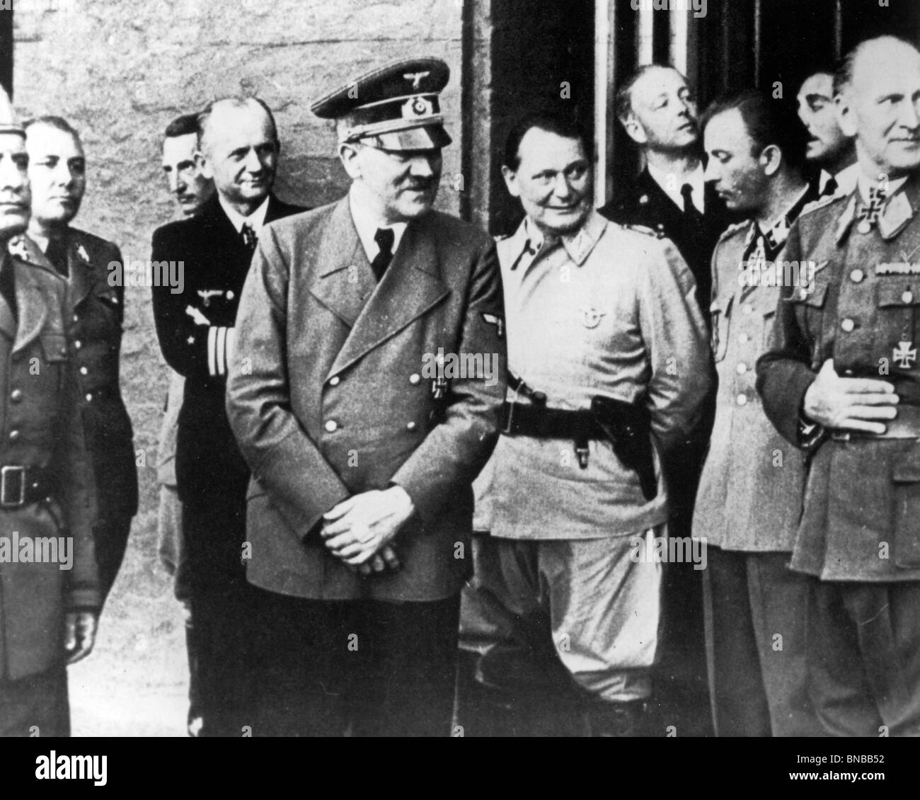 Herman goering and hitler Black and White Stock Photos & Images - Alamy