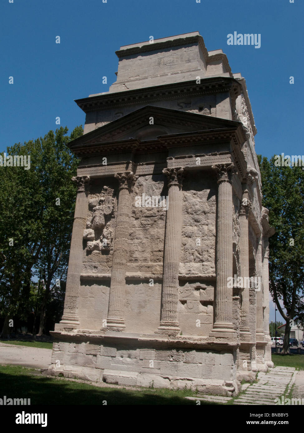 Orange, France, Roman , Arc de Triumph Stock Photo - Alamy