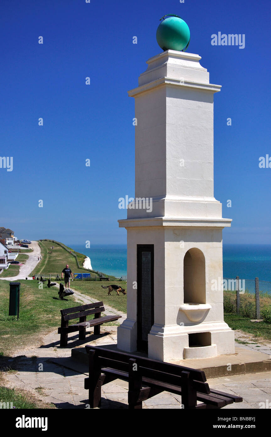 The Meridian Line & George V Monument, The Promenade, Peacehaven, East ...