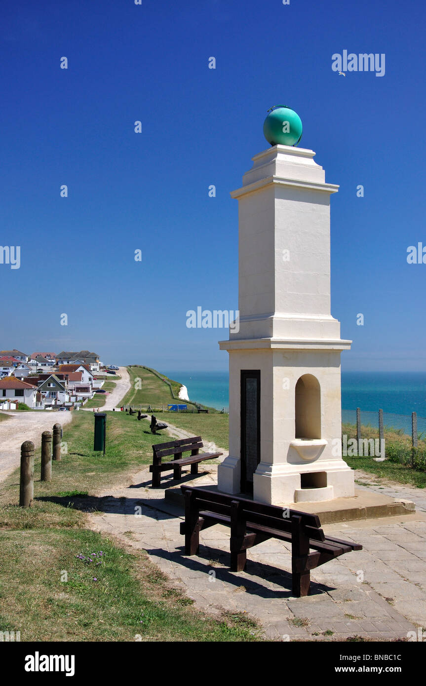 The Meridian Line & George V Monument, The Promenade, Peacehaven, East ...