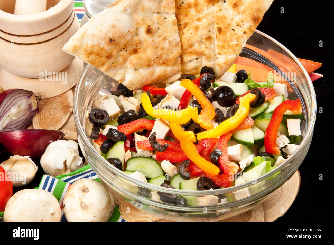 Special Summer Salad Stock Photo - Alamy