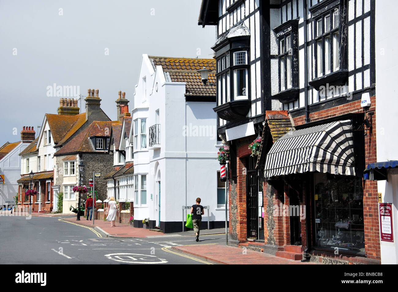 High Street, Rottingdean, East Sussex, England, United Kingdom Stock ...