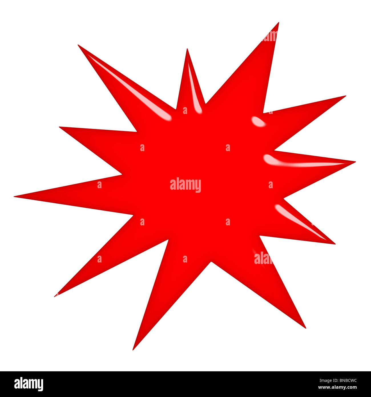 Bright badge starburst shape hi-res stock photography and images - Alamy