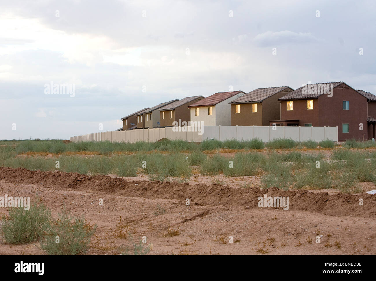 Unfinished and abandoned housing developments in the Phoenix, Arizona ...
