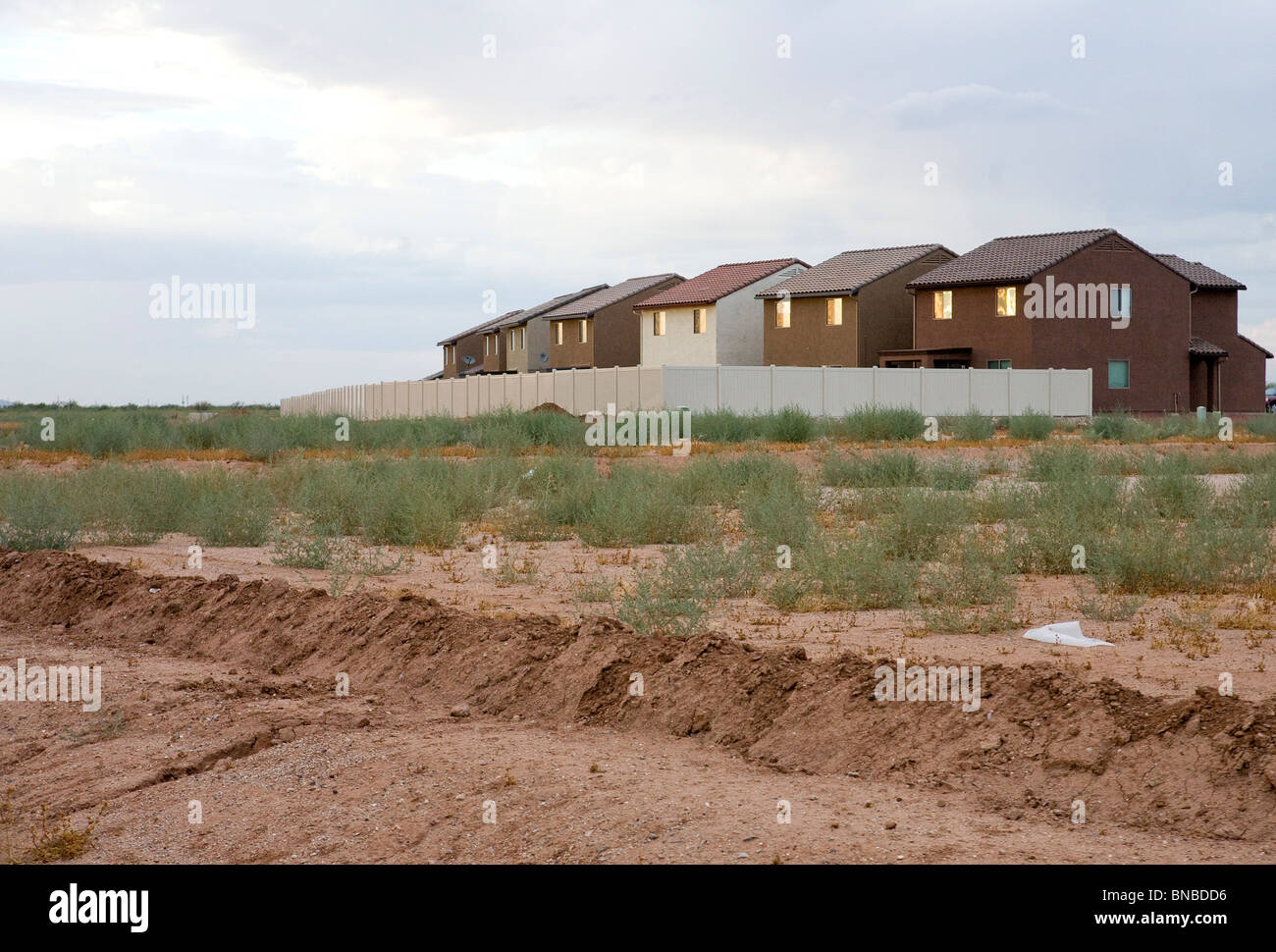 Unfinished and abandoned housing developments in the Phoenix, Arizona ...