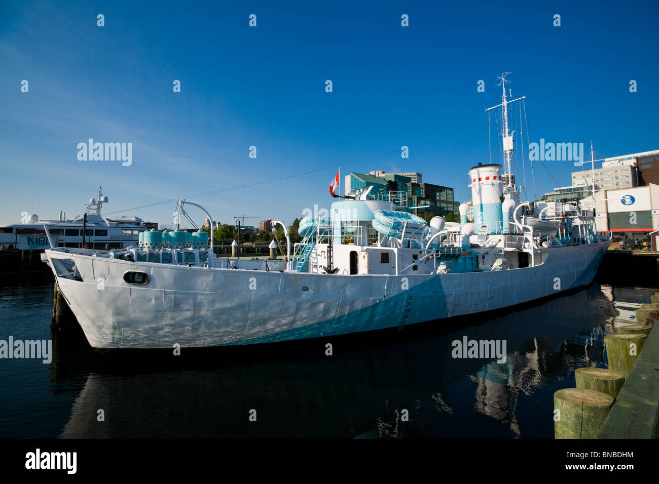 Ex-HMCS SACKVILLE, the last remaining Flower class corvette Stock Photo ...
