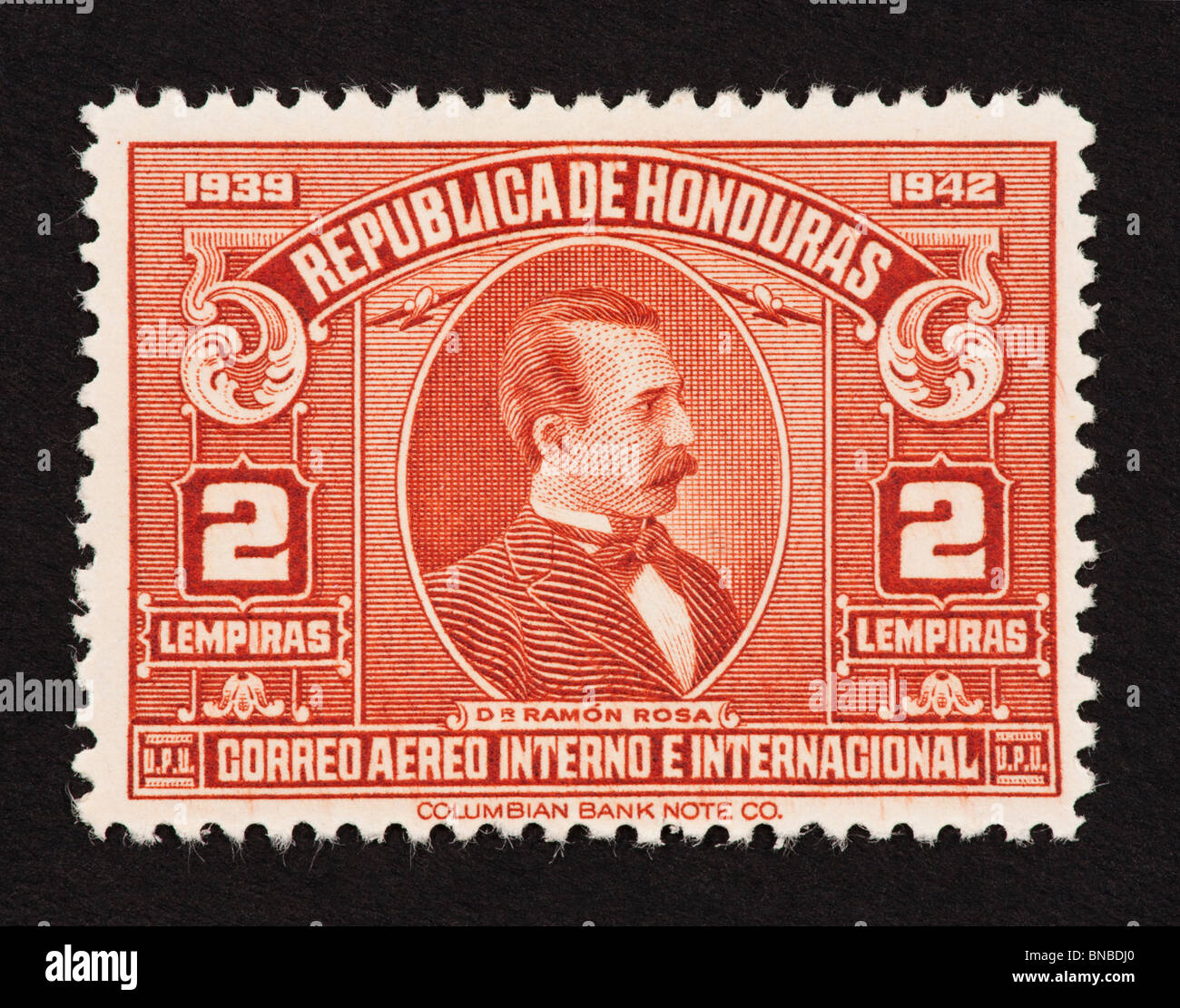 Honduras postage stamp hi-res stock photography and images - Alamy