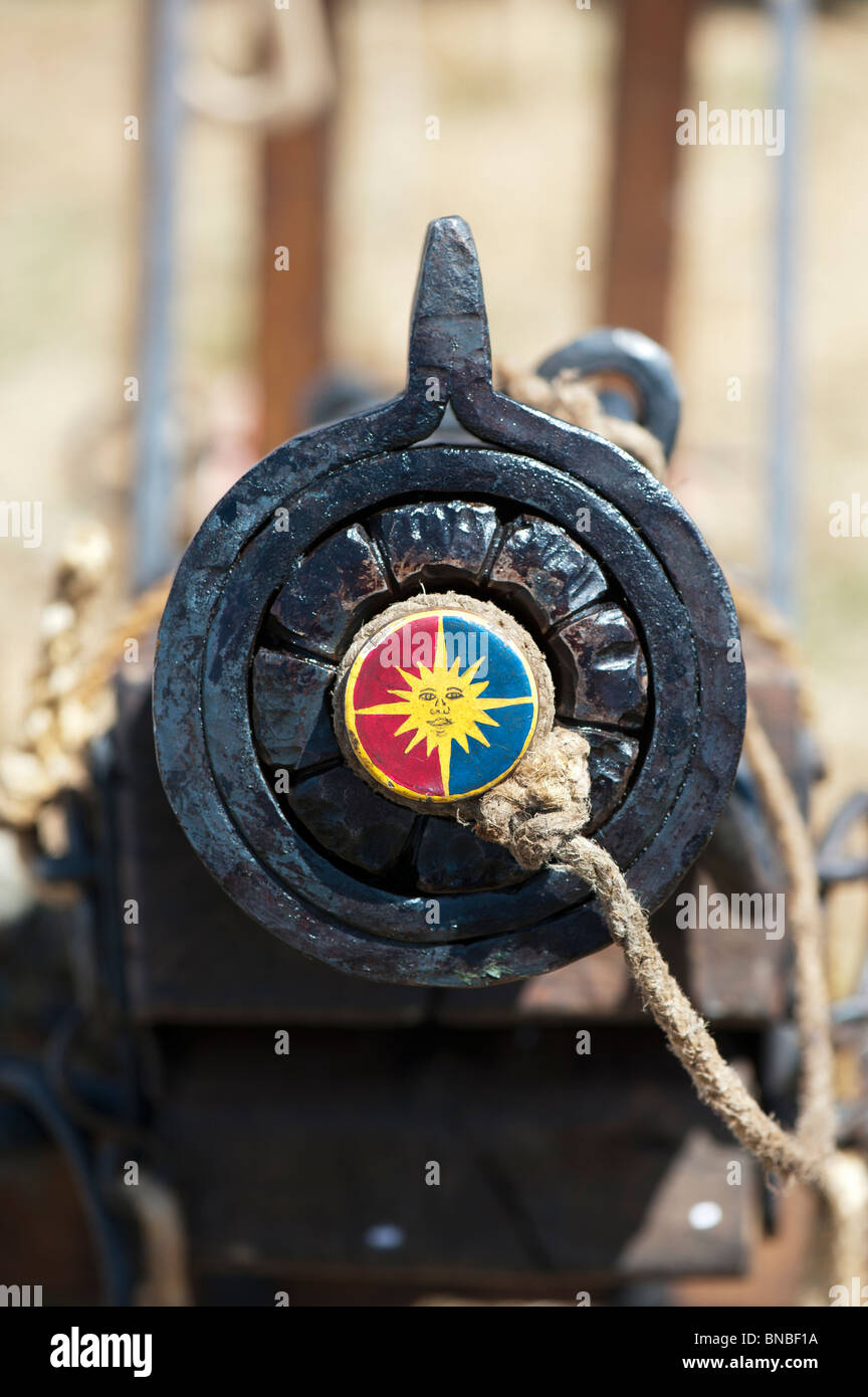 Medieval cannon of the Yorkist army at the Tewkesbury medieval festival ...