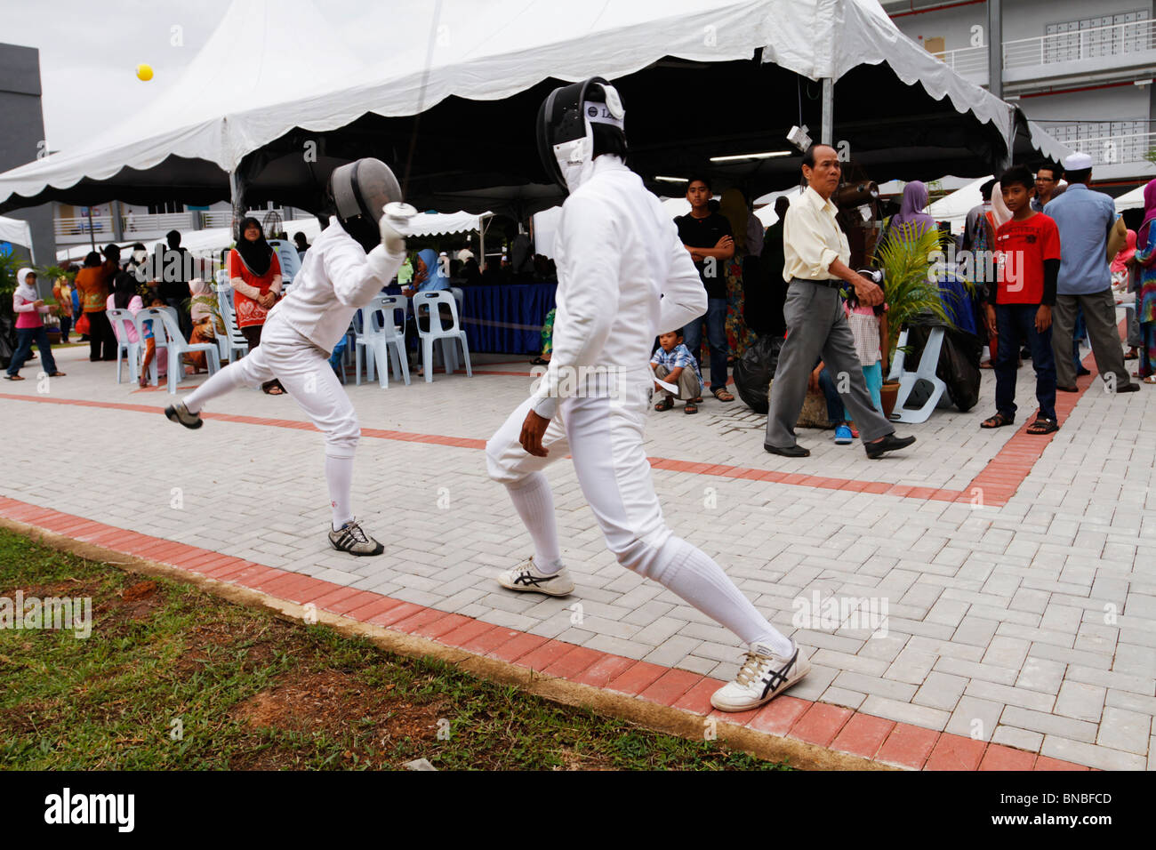 Exhibition of fencing hi-res stock photography and images - Alamy