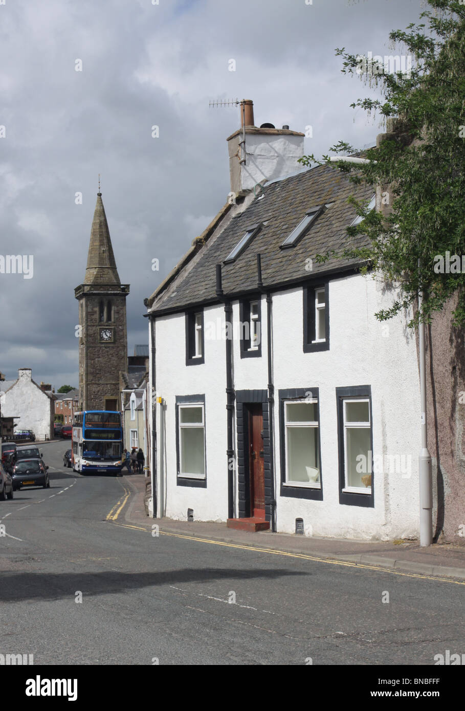Town hall steeple strathmiglo scotland hi-res stock photography and ...