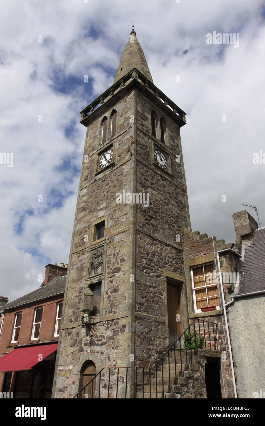 Town hall steeple strathmiglo scotland hi-res stock photography and ...