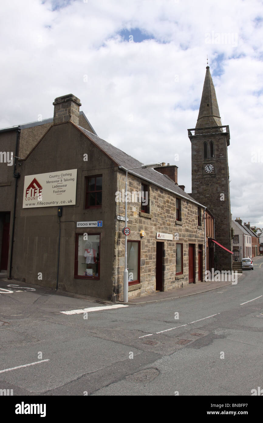 Town hall steeple strathmiglo scotland hi-res stock photography and ...