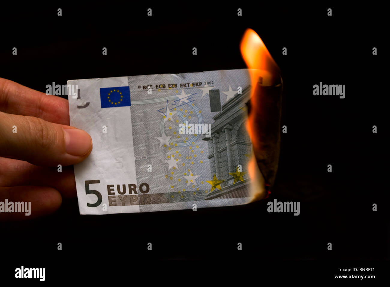 Fire banknote hi-res stock photography and images - Alamy
