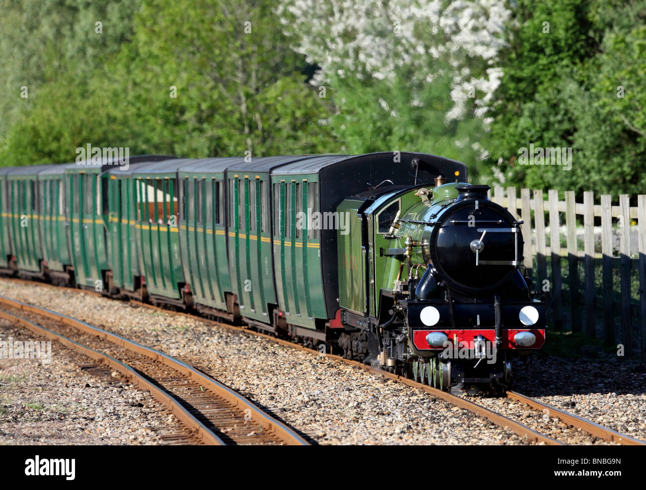 3173. Romney, Hythe & Dymchurch Light Railway, Kent, UK Stock Photo - Alamy