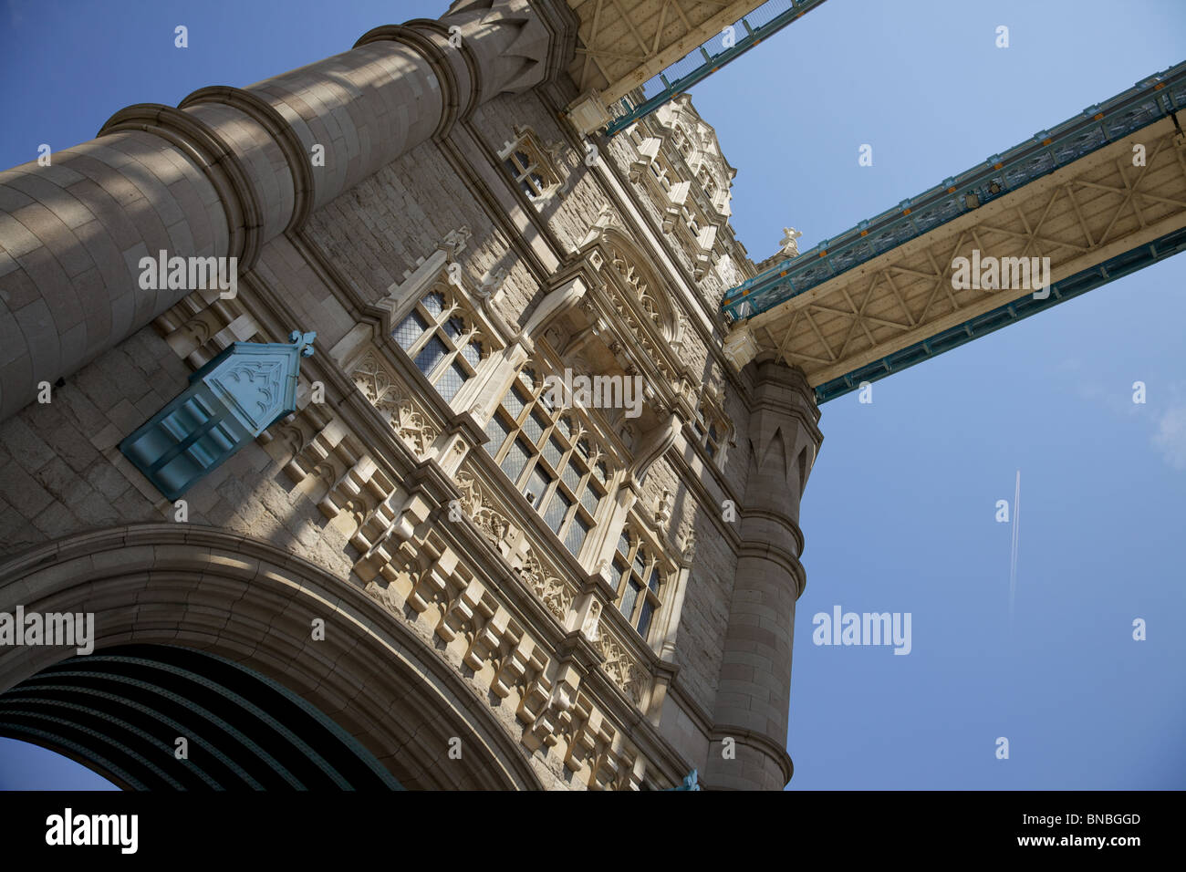 A detail of Tower bridge in London Stock Photo - Alamy