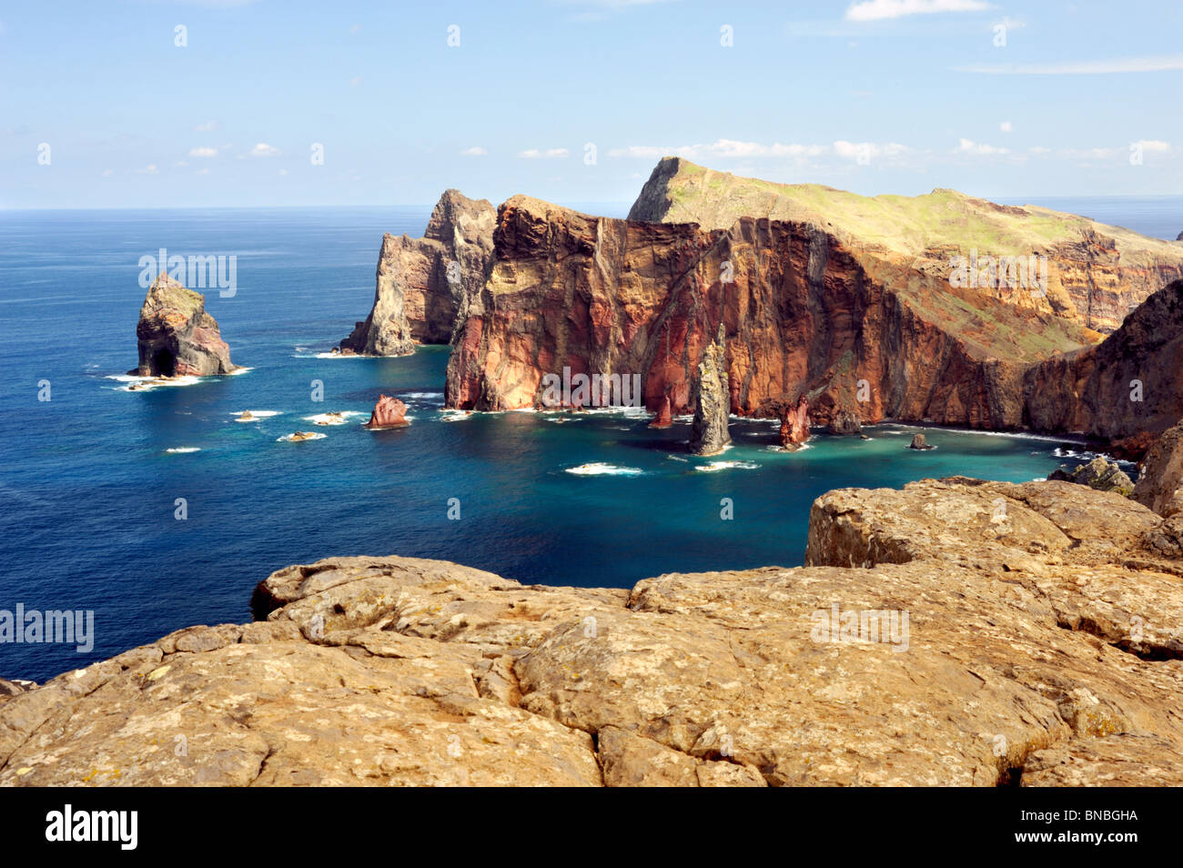 East coast of Madeira island – Ponta de Sao Lourenco - landscape Stock ...