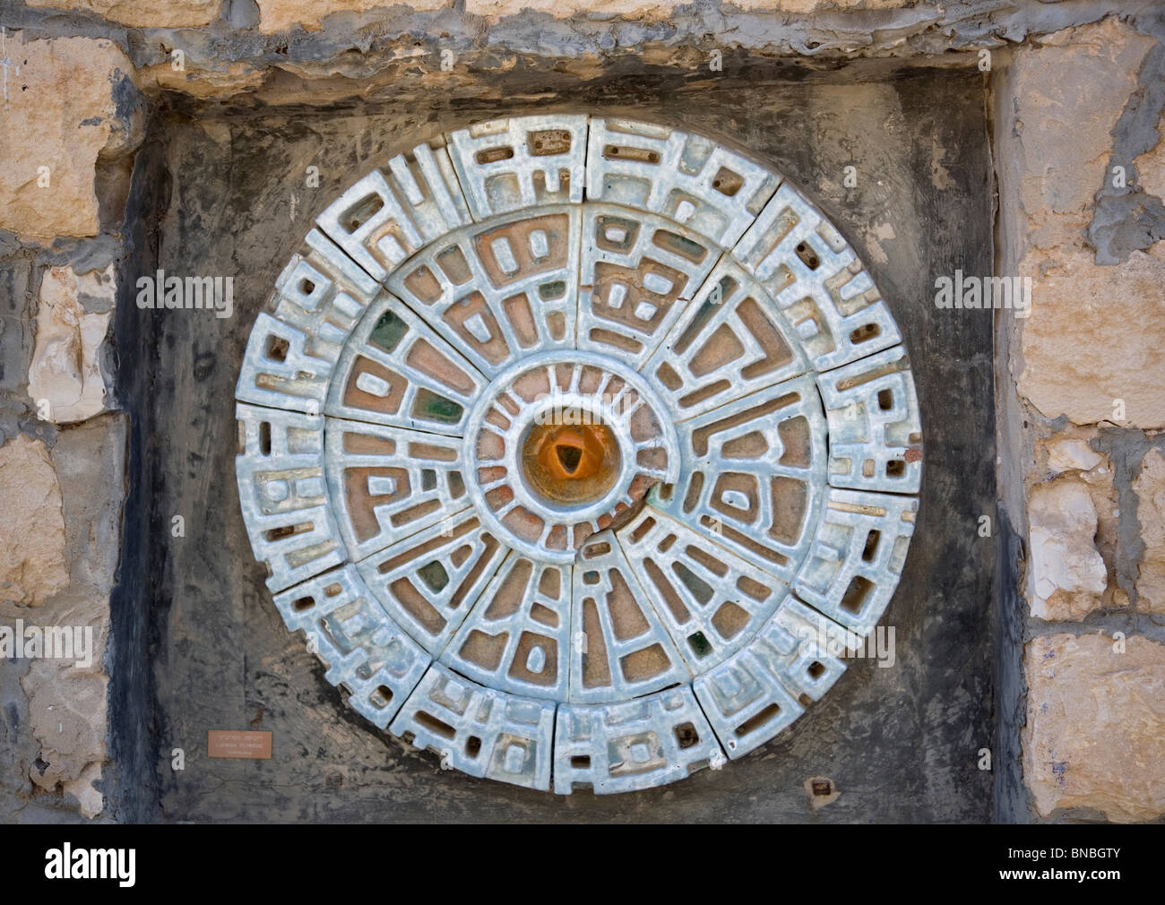 Mounted Ceramic Artwork at artist's colony of En Hod - Israel (by ...