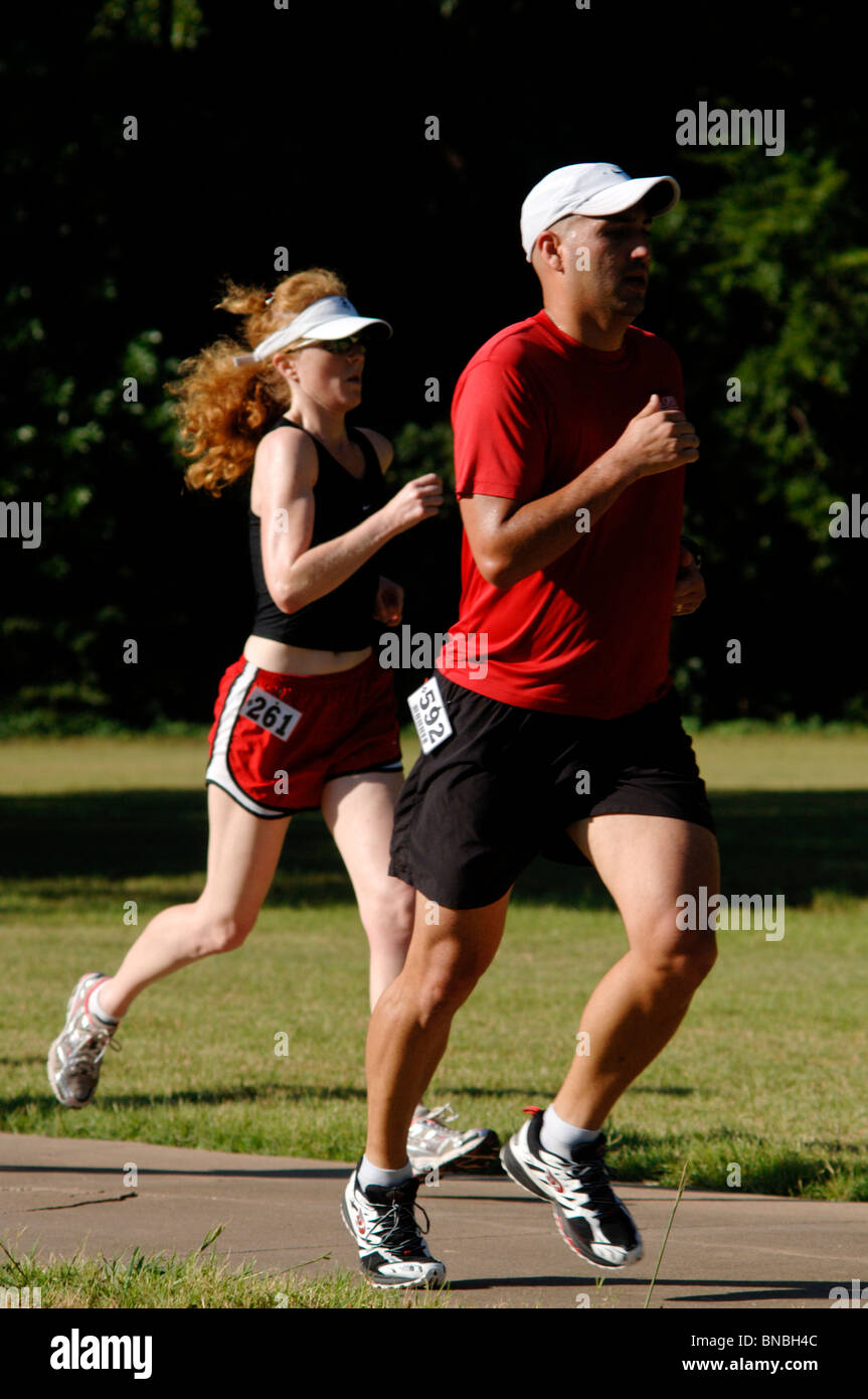 Male and female Marathon runners and joggers of all ages, shapes, sizes ...