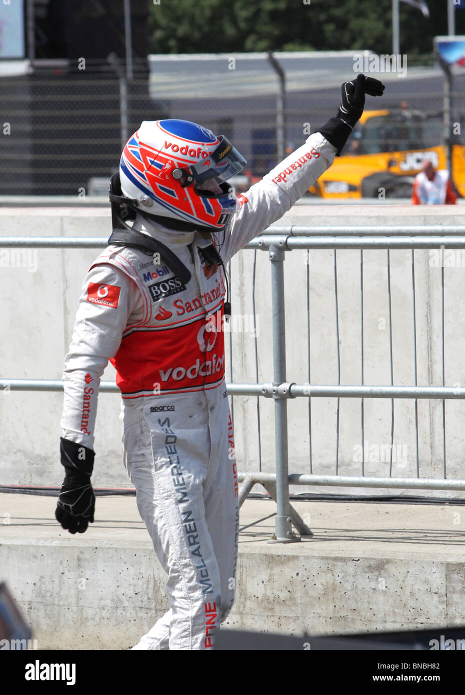 Jenson Button at British Formula 1 Grand Prix, Silverstone, 11th July ...