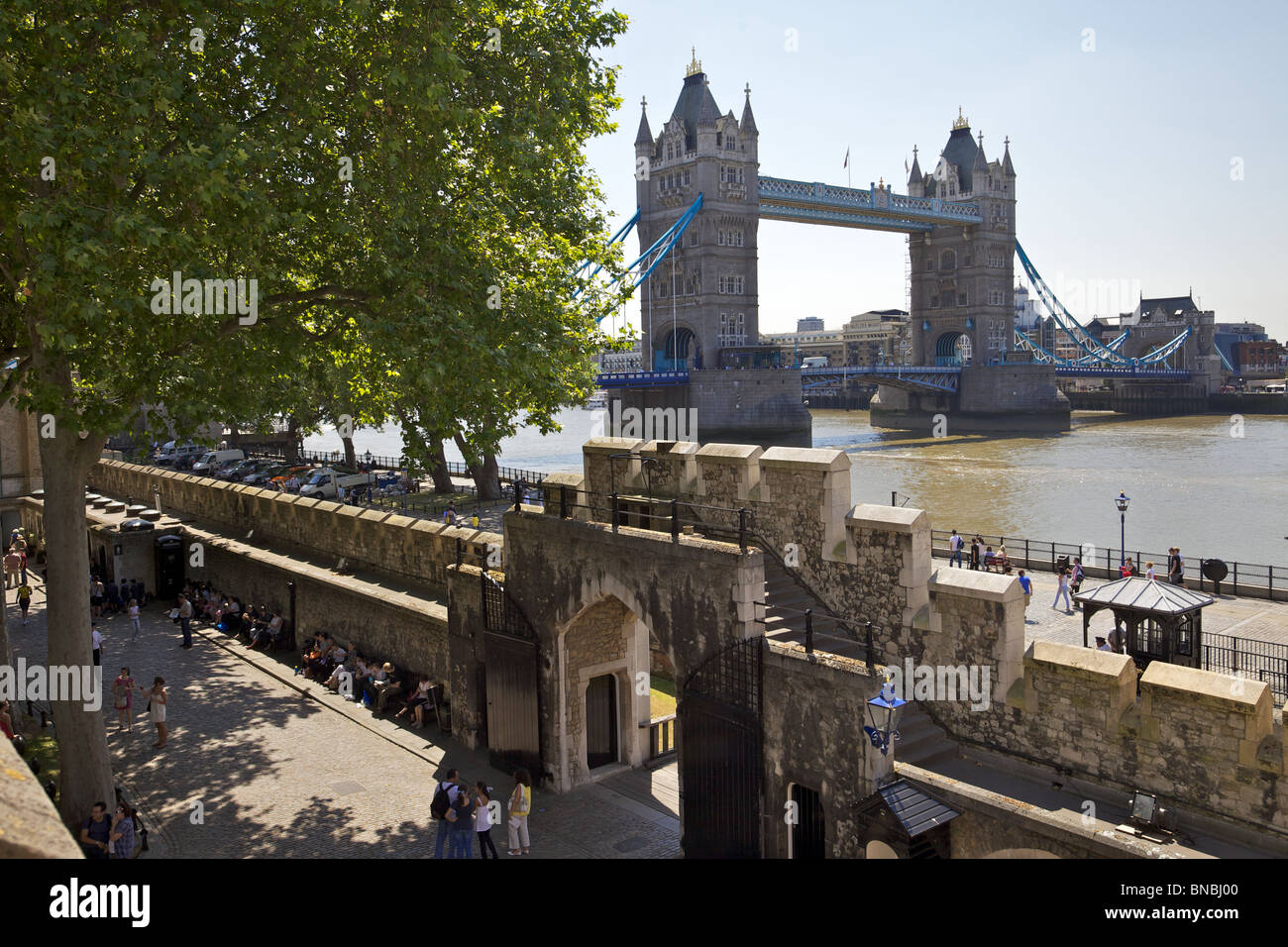 Tower Bridge as seen from the Tower of London Stock Photo - Alamy