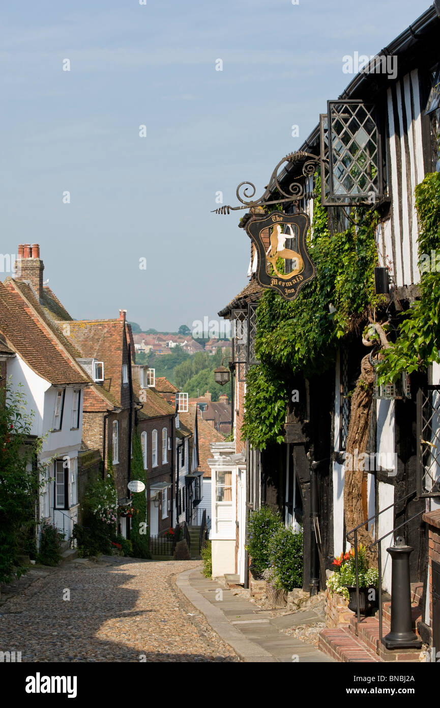 Street scene, Rye, East Sussex, United Kingdom Stock Photo - Alamy