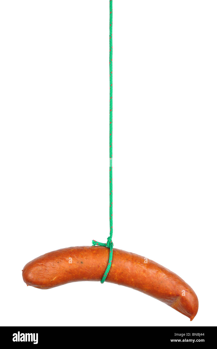 Sausage on a string Stock Photo - Alamy