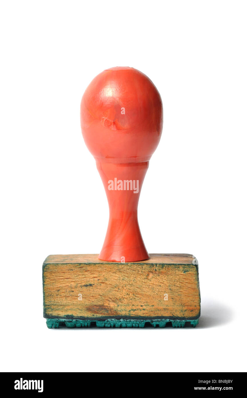 Old Rubber Stamp Stock Photo - Alamy