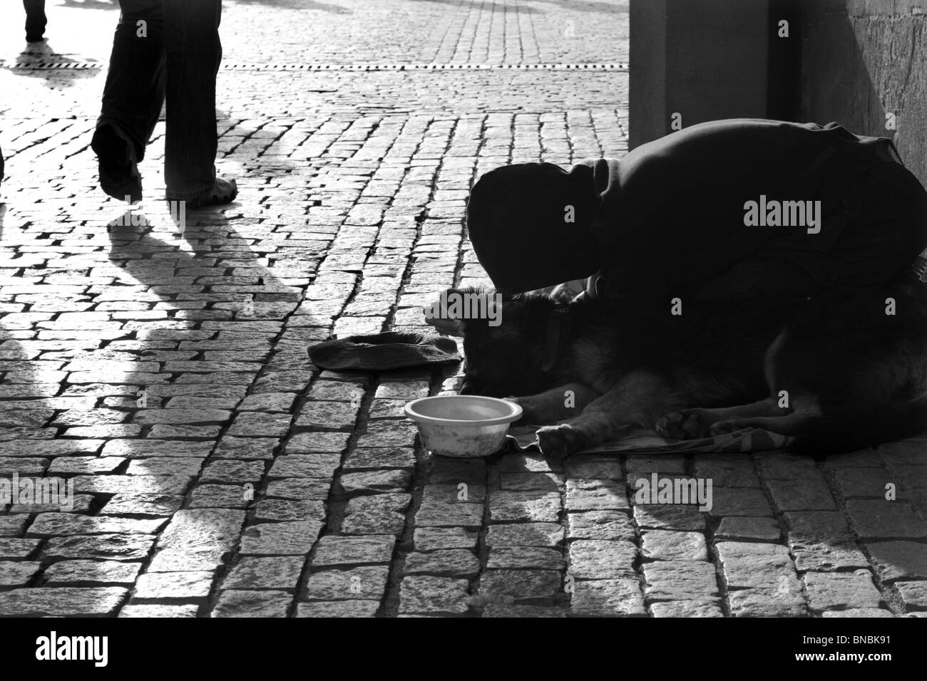 Beggar street Black and White Stock Photos & Images - Alamy