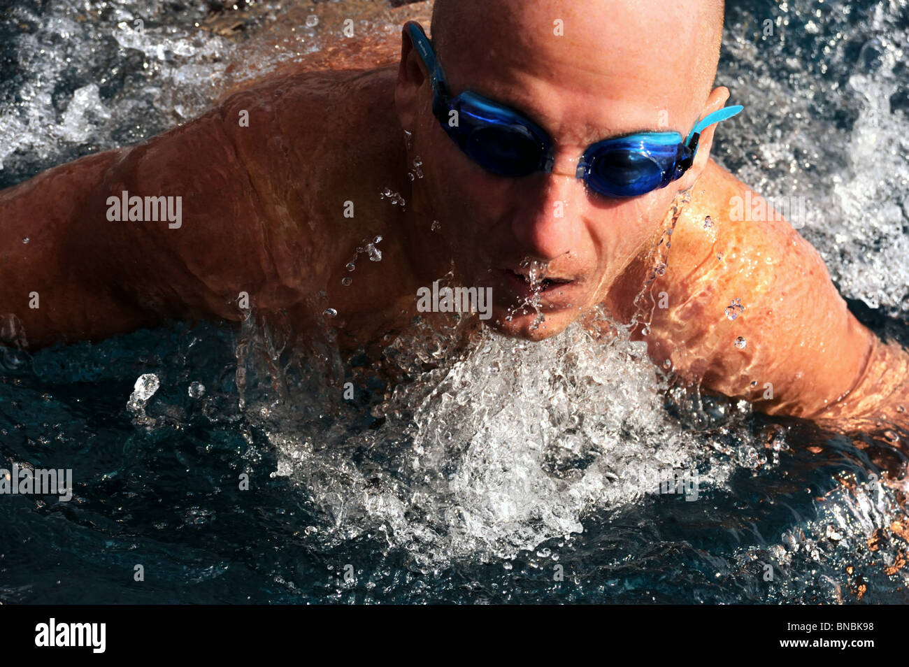 Person swimming pool refraction hi-res stock photography and images - Alamy