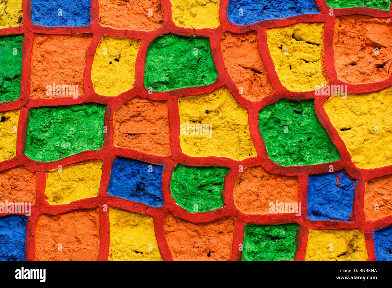 Indian rural display of wall art Stock Photo - Alamy