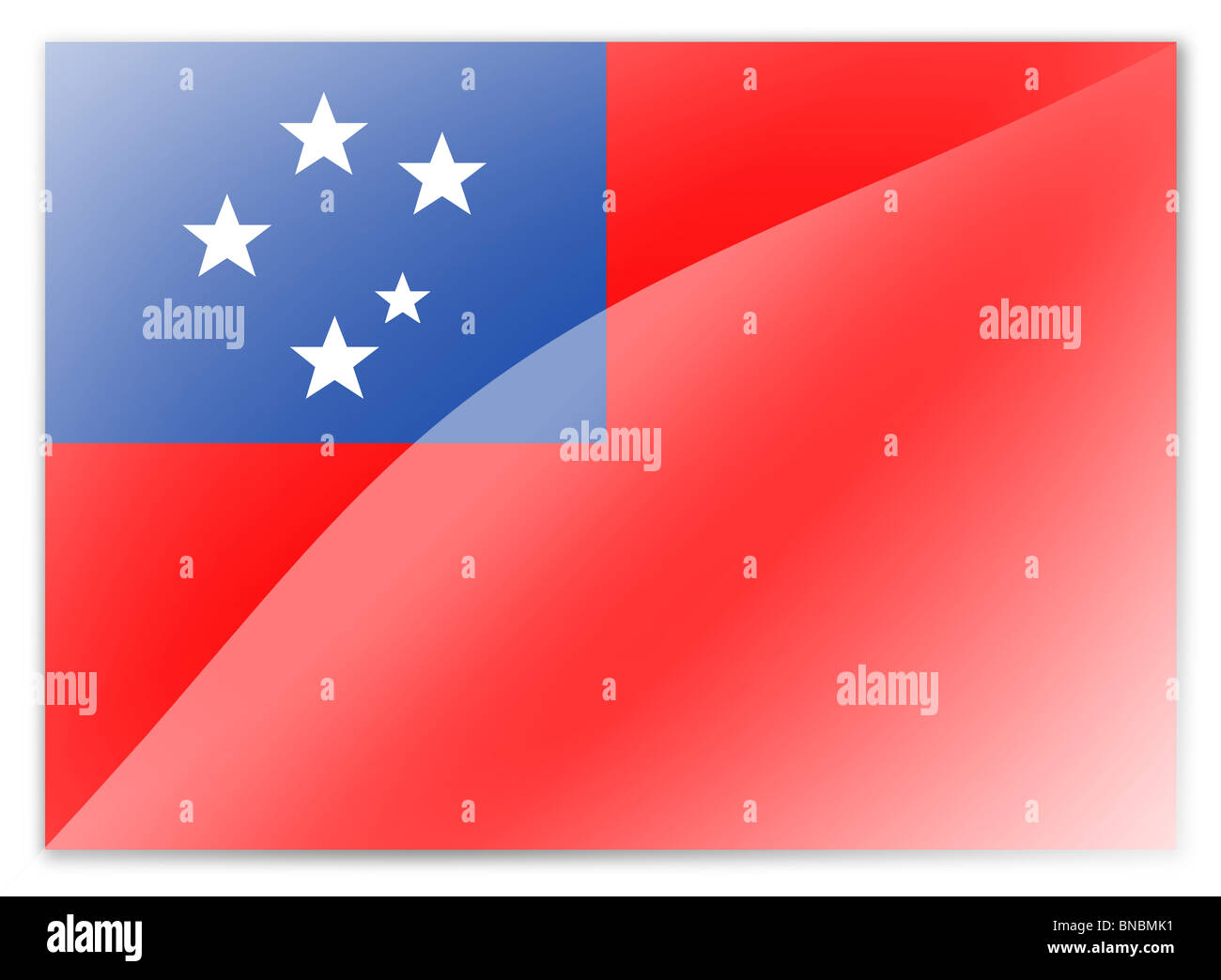 Samoa flag hi-res stock photography and images - Alamy
