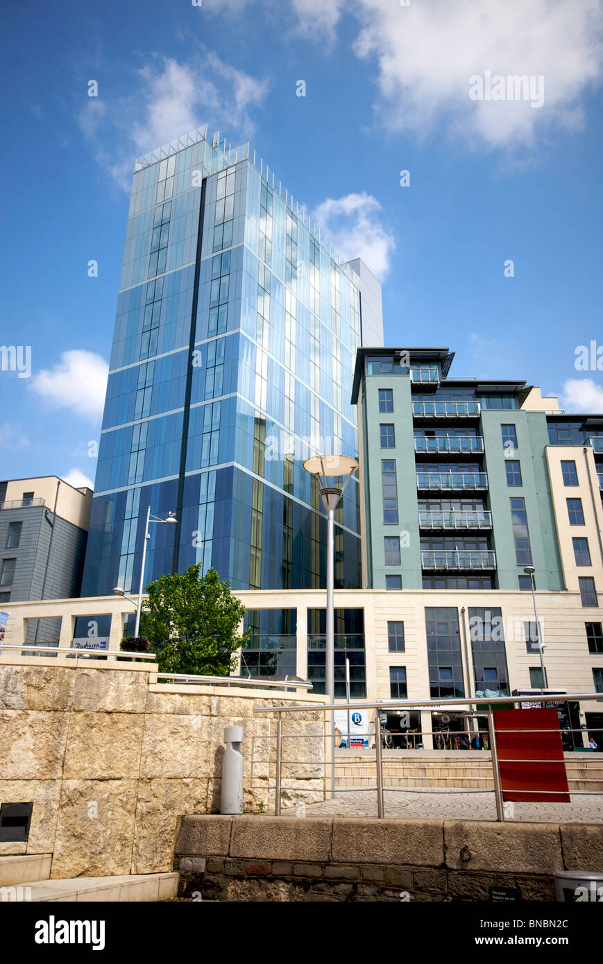 Bristol UK Harbour Harbor Broad Quay Radisson Blu Hotel Stock Photo - Alamy