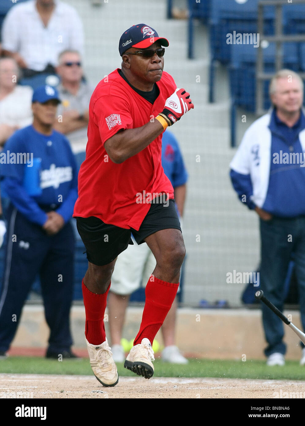 CARL WEATHERS THE STEVE GARVEY'S CELEBRITY SOFTBALL CLASSIC MALIBU CA ...